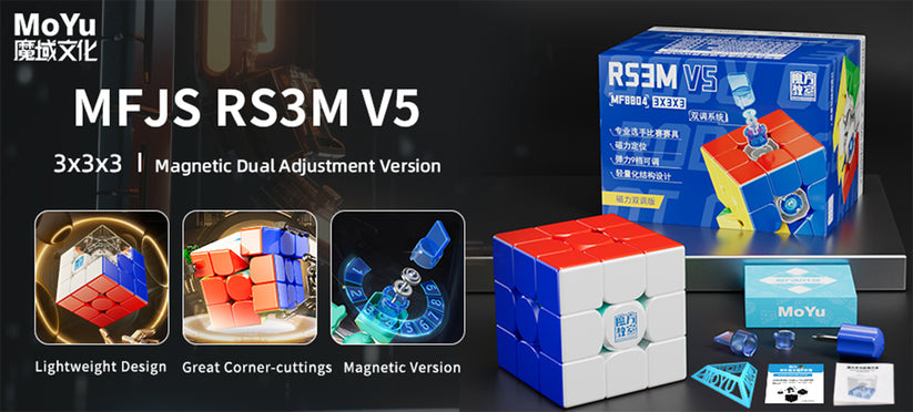 MoYu RS3M V5 Magnetic Speedcube 3x3 - CuberSpace